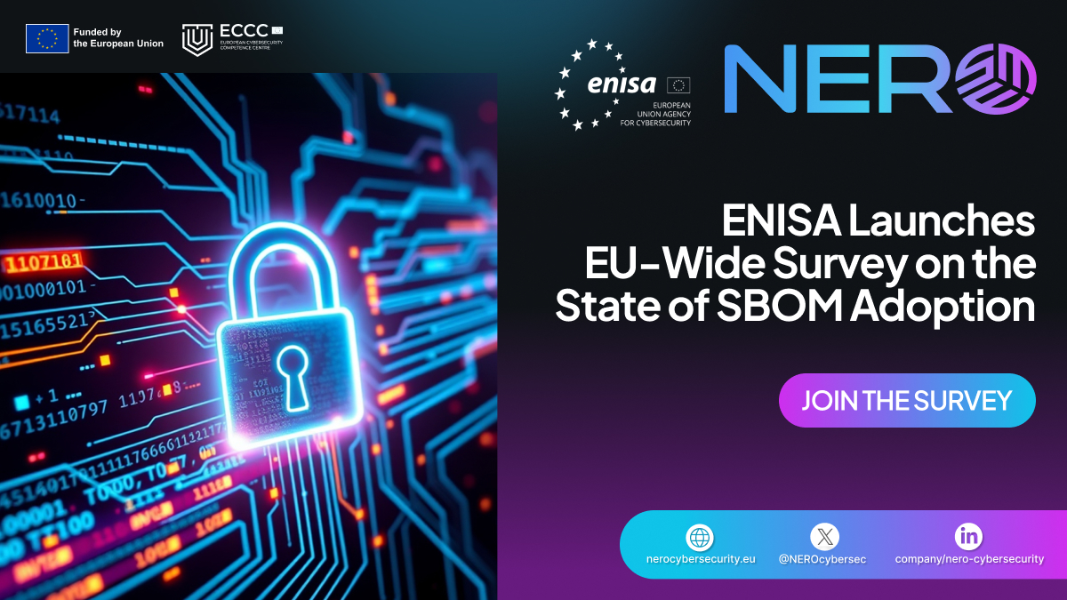 ENISA Launches EU-Wide Survey on the State of SBOM Adoption | Nero